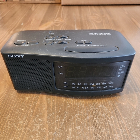 Sony | Other | Sony Dream Machine Clock Radio Amfm Digital Icfc74 Dual ...